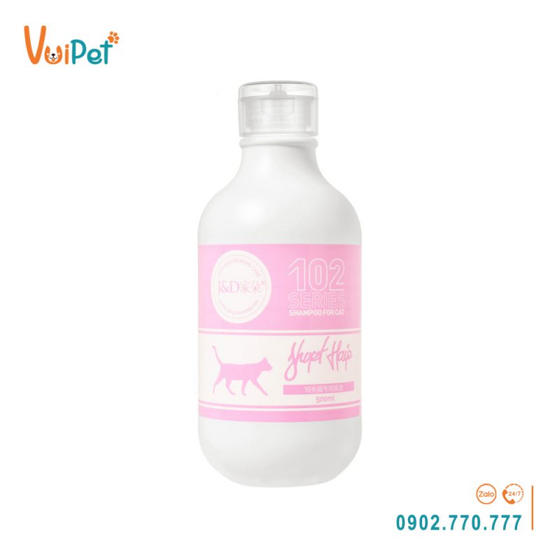 Sữa tắm mèo lông ngắn JOYCE & DOLLS 102 Short Hair 500ml